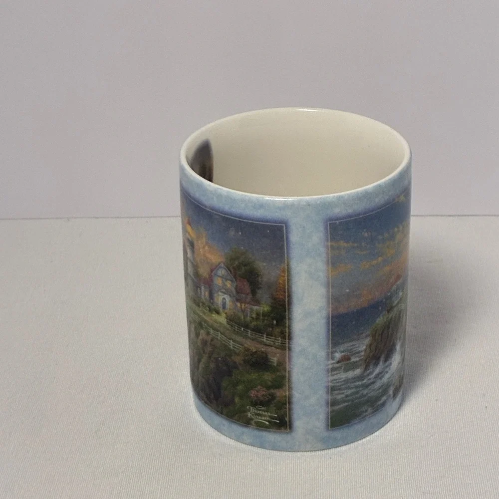 AMCAL | Dining | Thomas Kinkade Victorian Light Lighthouse Mug Amcal ...